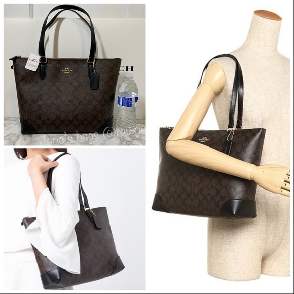 Coach | Bags | New Coach Signature Tote Matching Wallet Set | Poshmark